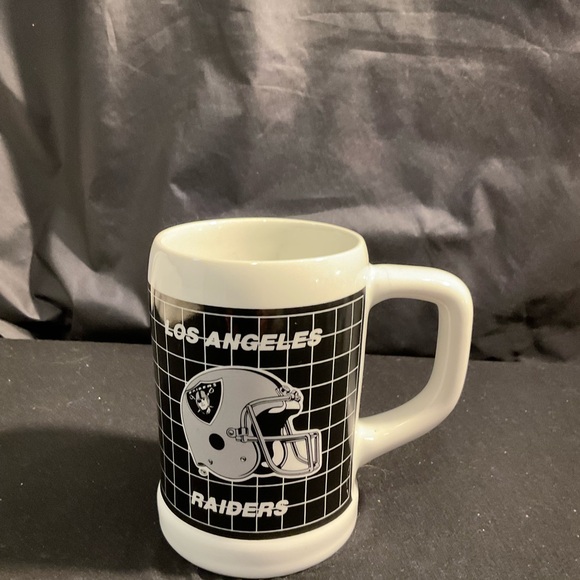 NFL | Dining | Vintage Papel Los Angeles Raiders Ceramic Nfl Football ...